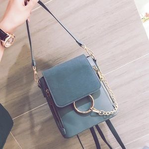 Bags | Capri Blue Mini Backpackhandbag | Poshmark